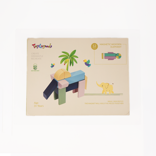 Roman Holiday | Wooden Magnetic Elephant – Toy Legends